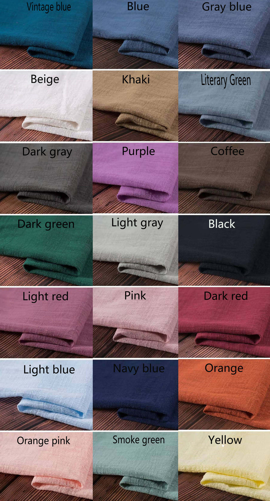 Fall Thin Black Linen Dresses Long Sleeve Linen Caftans – Omychic