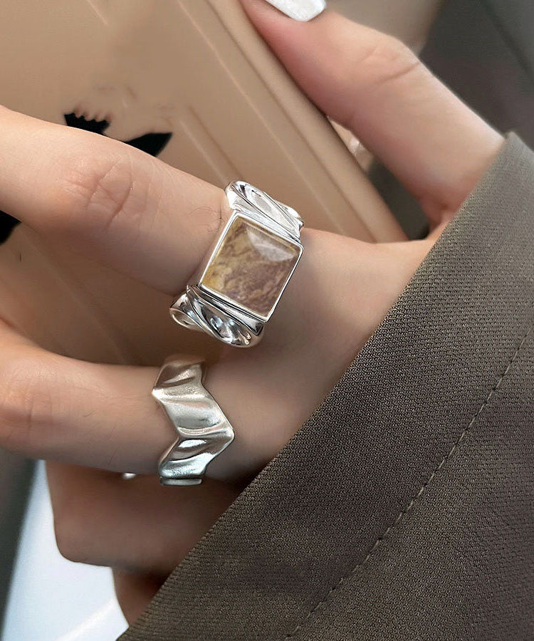 New Silk Sterling Silver Wrapped Silk Candy And Wrinkled Edges And Cor – Omychic