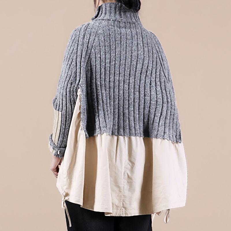 Unique Casual Knit Irregular Sweater Top – Omychic